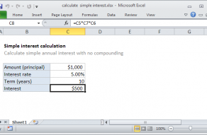Calculate compound interest - Excel formula | Exceljet